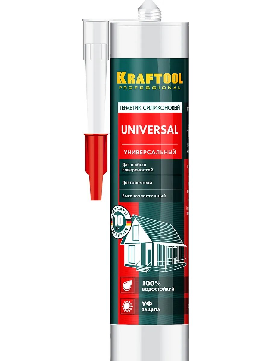 UNIVERSAL, 300 мл, белый, универсальный силиконовый гермети