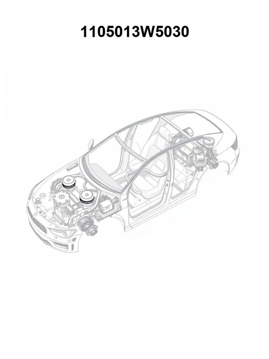 1105013W5030, Фильтр топливныи JAC