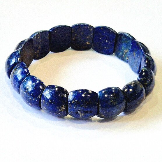 Браслет, серебро, 925 проба, лазурит