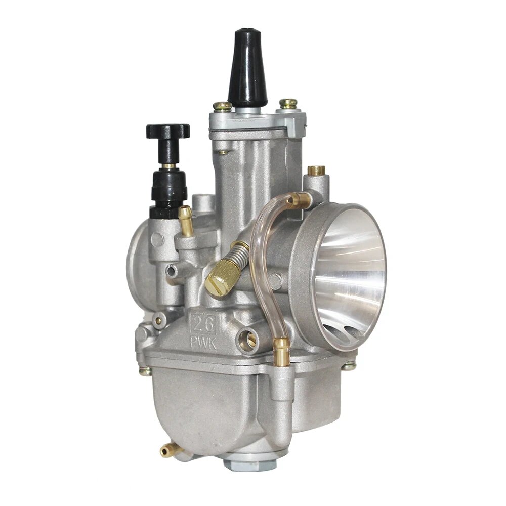 Карбюратор мотоцикла Keihin PWK 26mm, белый