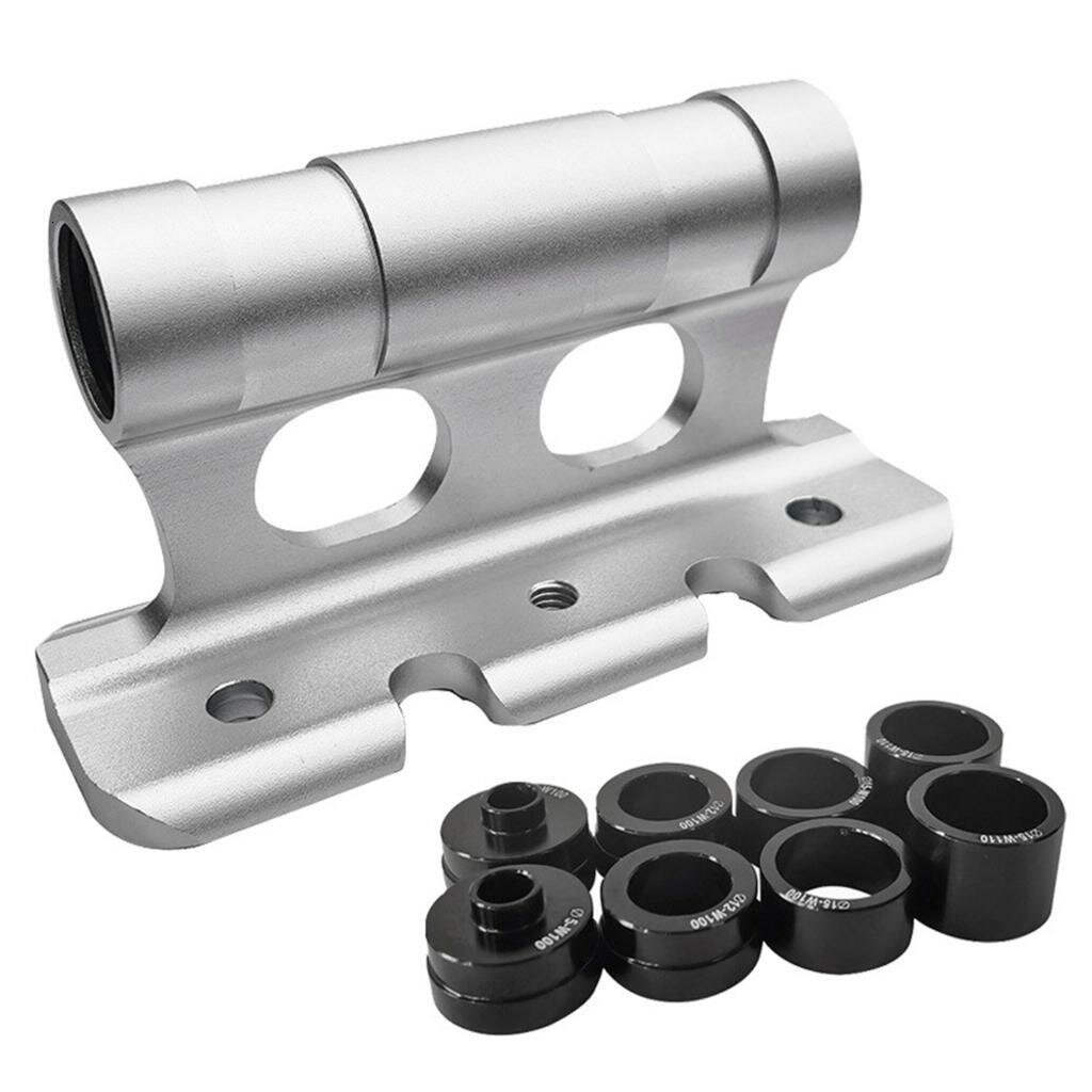 Универсальный крепёж для вилки велосипеда на рейлинги, серебро