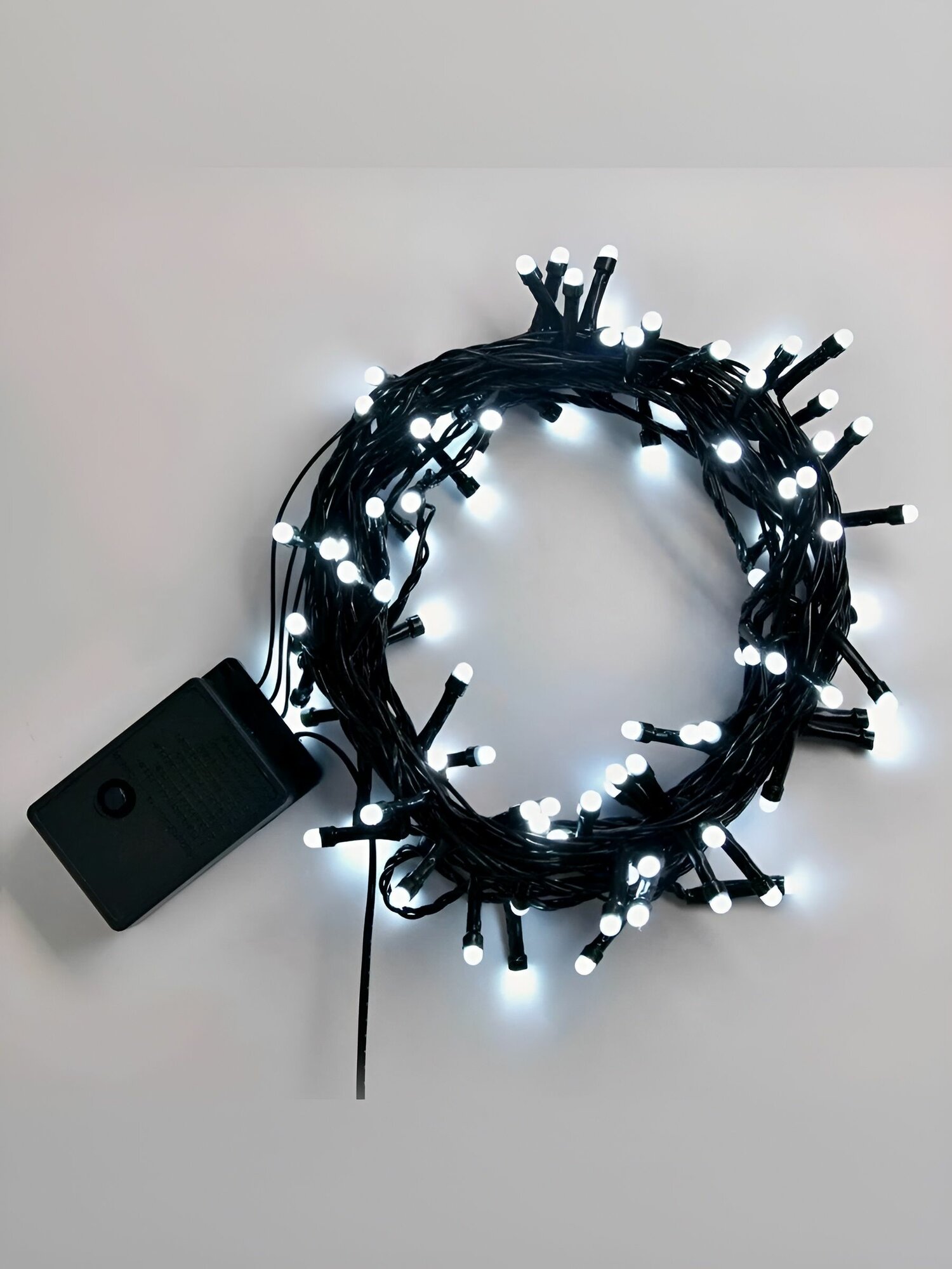 Электрогирлянда 100 ламп, 6 м