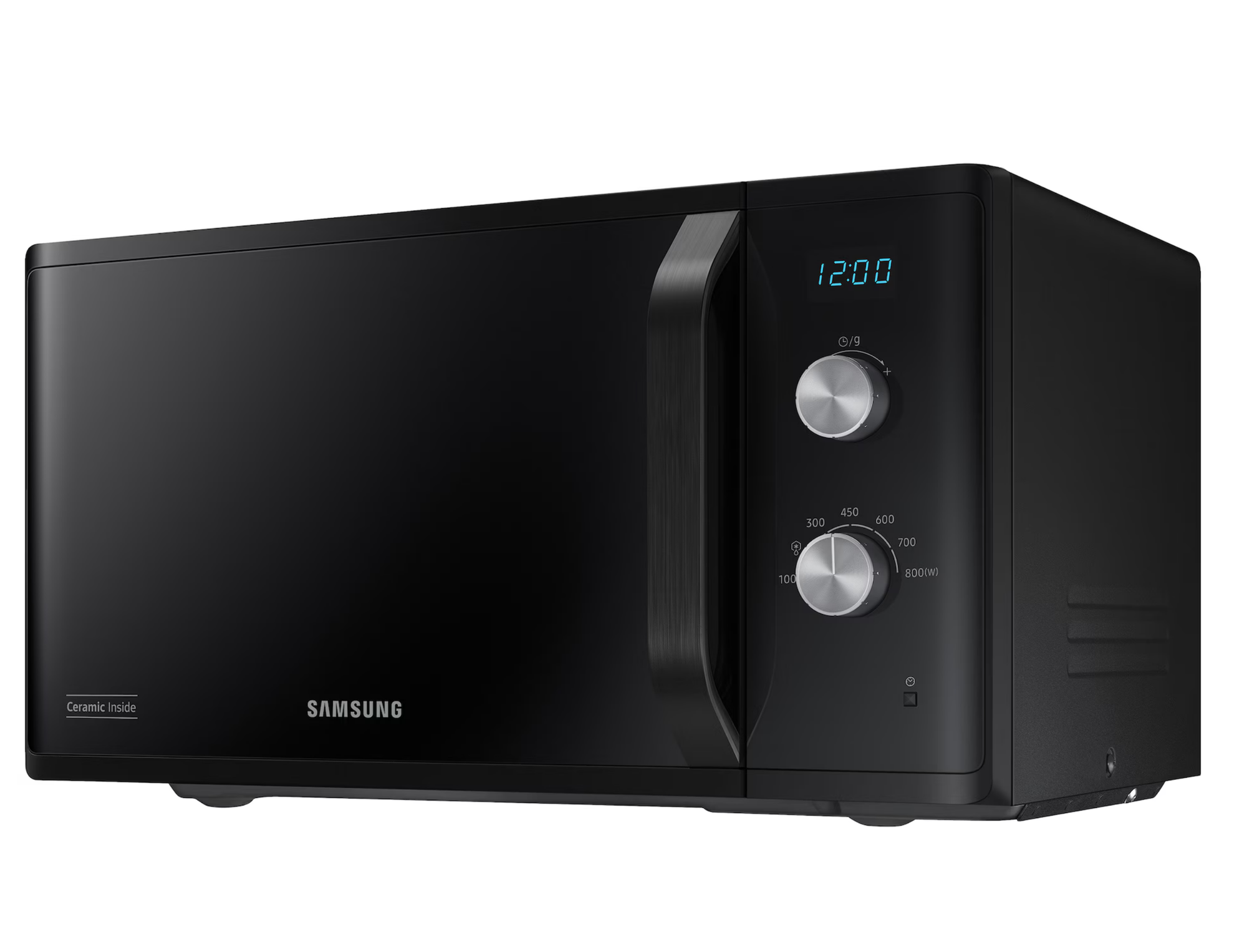 Микроволновая печь SAMSUNG SOLO MS23K3614AK/BW, био-керамическое покрытие, 23л
