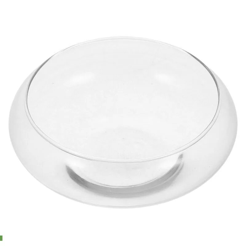 Прозрачный офисный круглый аквариум, маленький стеклянный резервуар для гидропоники