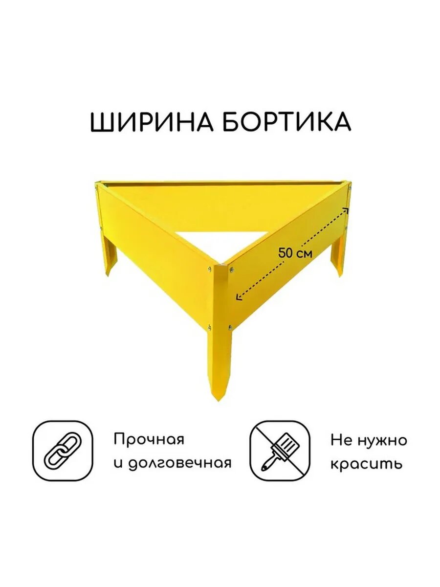 Яркая оцинкованная клумба для украшения сада