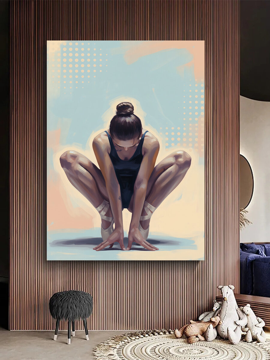 Картина на стену для интерьера - "Девушка 18+, бикини, в красивом белье женщина 18+" , 30х40 см.