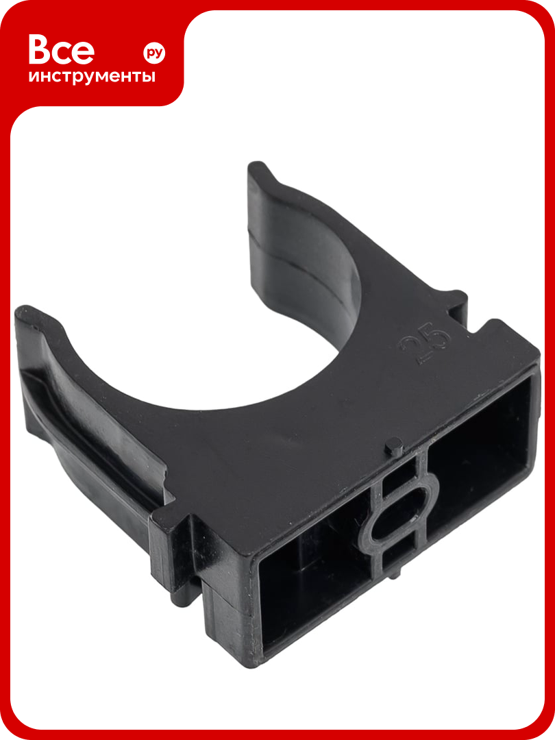 Крепеж-клипса для монтажного пистолета, пластиковый одинарный тип, черный цвет, стандартный диаметр