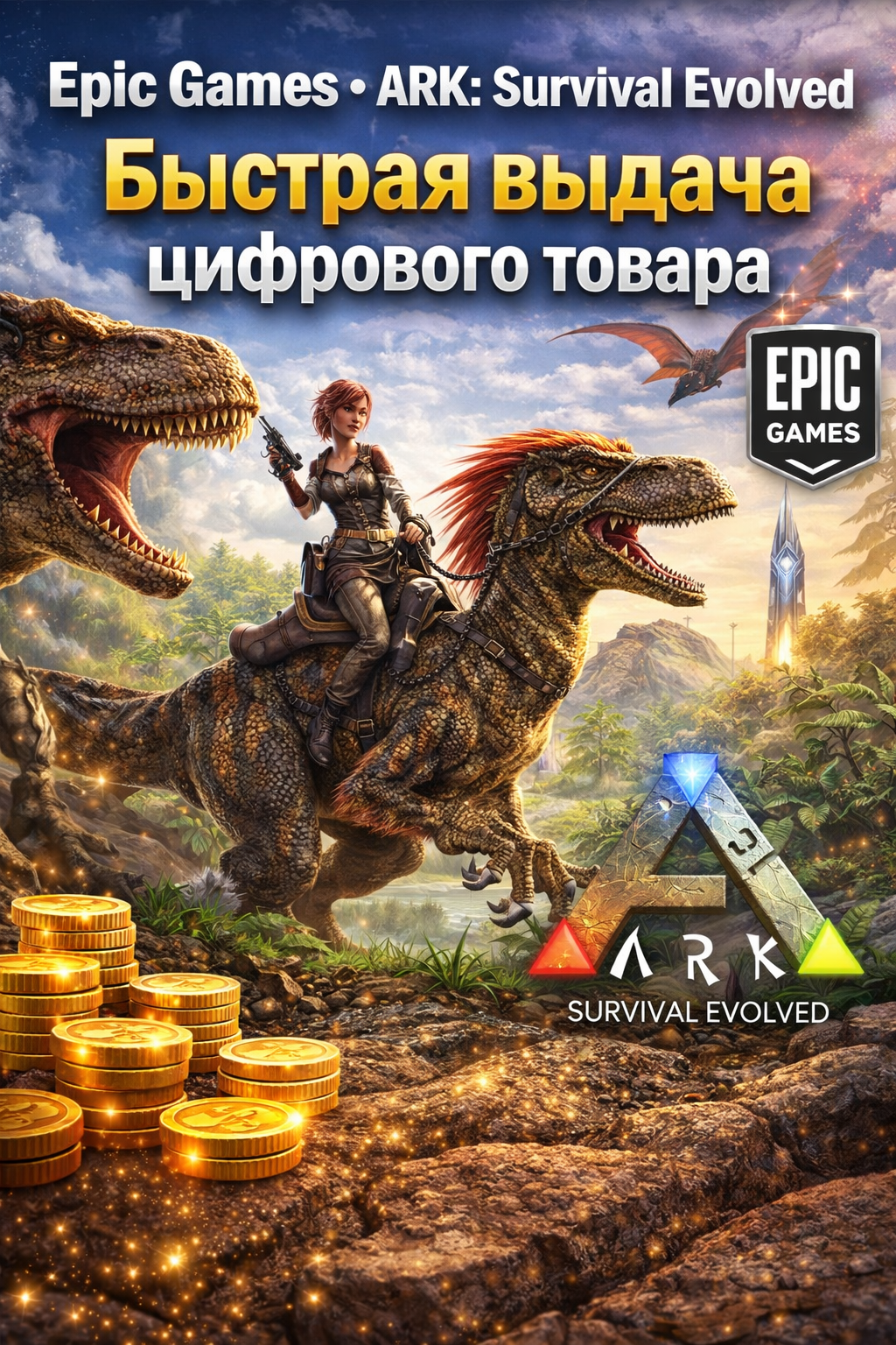 ARK: Survival Evolved • EPIC GAMES Аккаунт • Быстрая выдача •