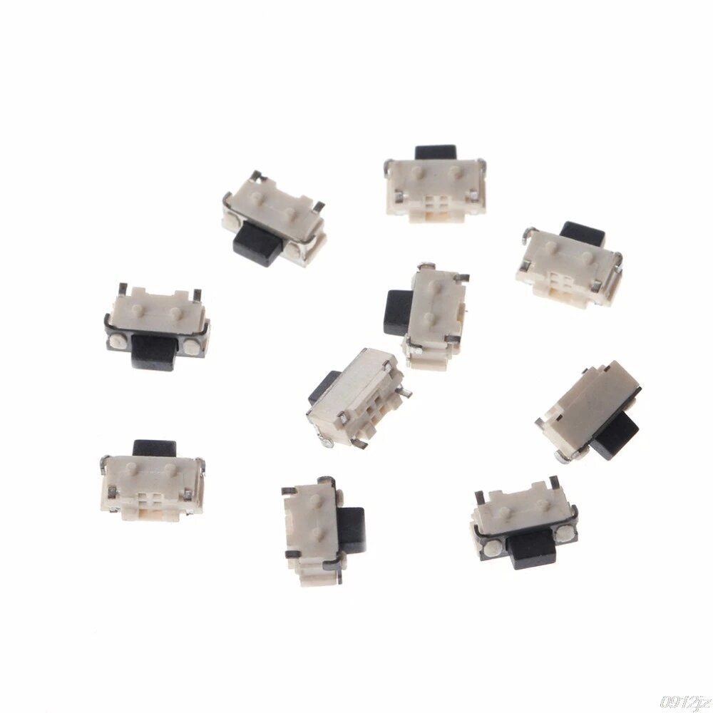 10 шт./1 компл. Боковая тактильная Кнопка Micro SMD SMT тактовый выключатель 2x4x3,5 мм переключатели аксессуары C90A