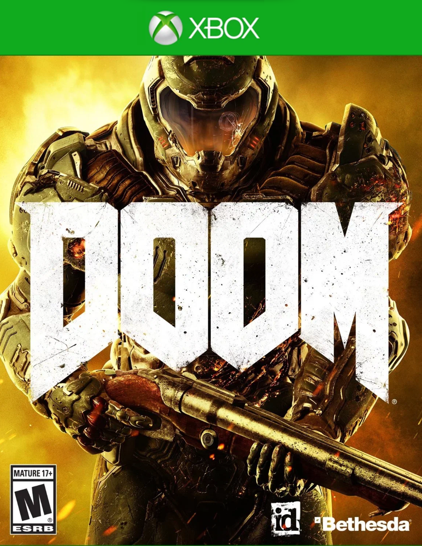Игра DOOM 2016 для Xbox One/Series X|S, Русская озвучка, электронный ключ