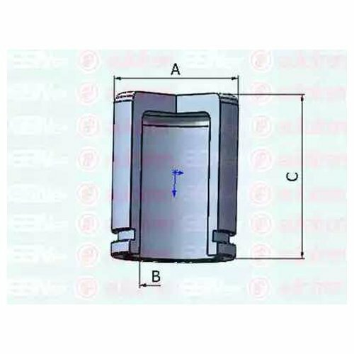 Поршень суппорта Seinsa/Autofren D025650 для Hyundai Elantra, i20