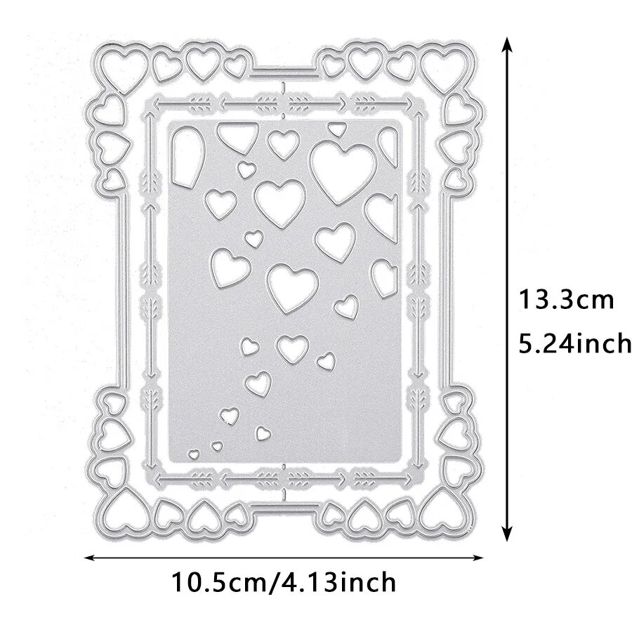 Металлические пресс-формы для скрапбукинга WL1393