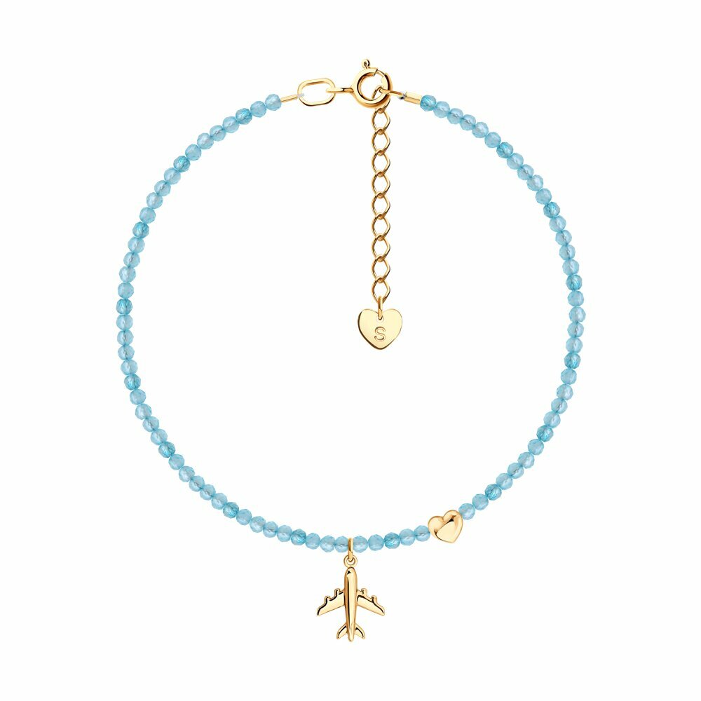 Браслет, красное золото, 585 проба