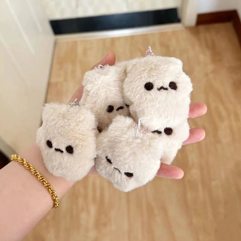 Мягкий мультяшный медведь, кулон, брелок, писк, игрушка, милая плюшевая сумка, подвески, украшения, детский подарок