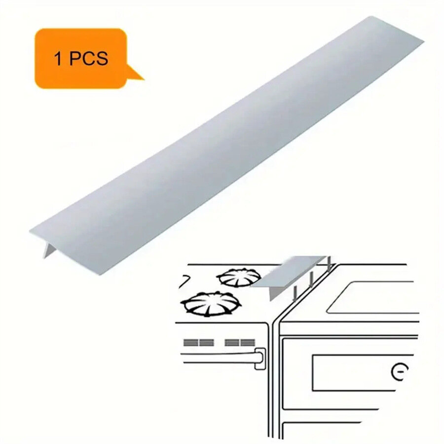 2 шт, 53 см, уплотнитель зазора между плитой и столешницей，серый