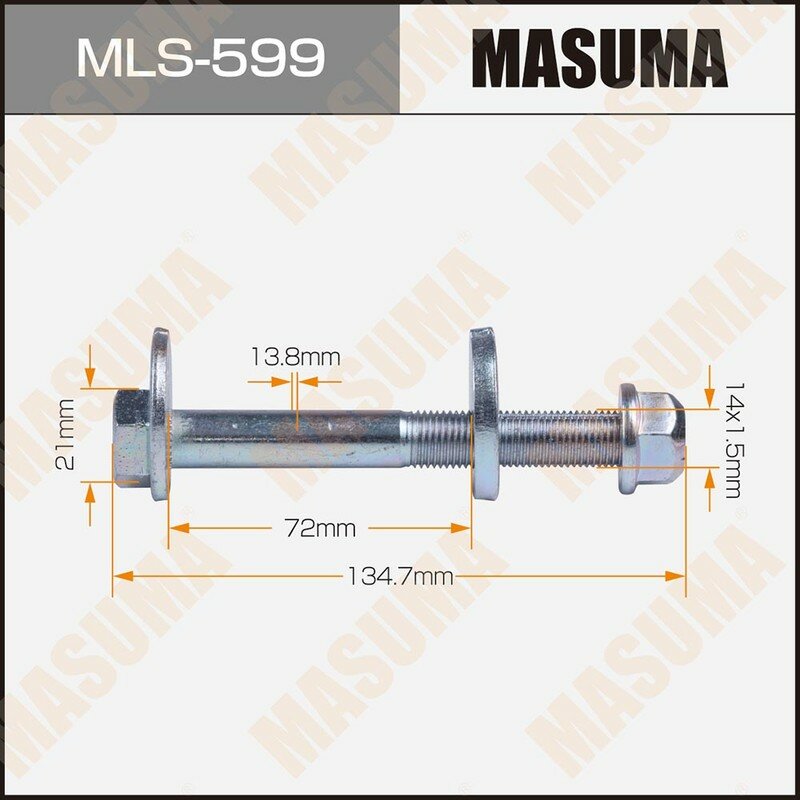 Болт-эксцентрик MASUMA MLS-599 Infiniti Qx80 2013 -
