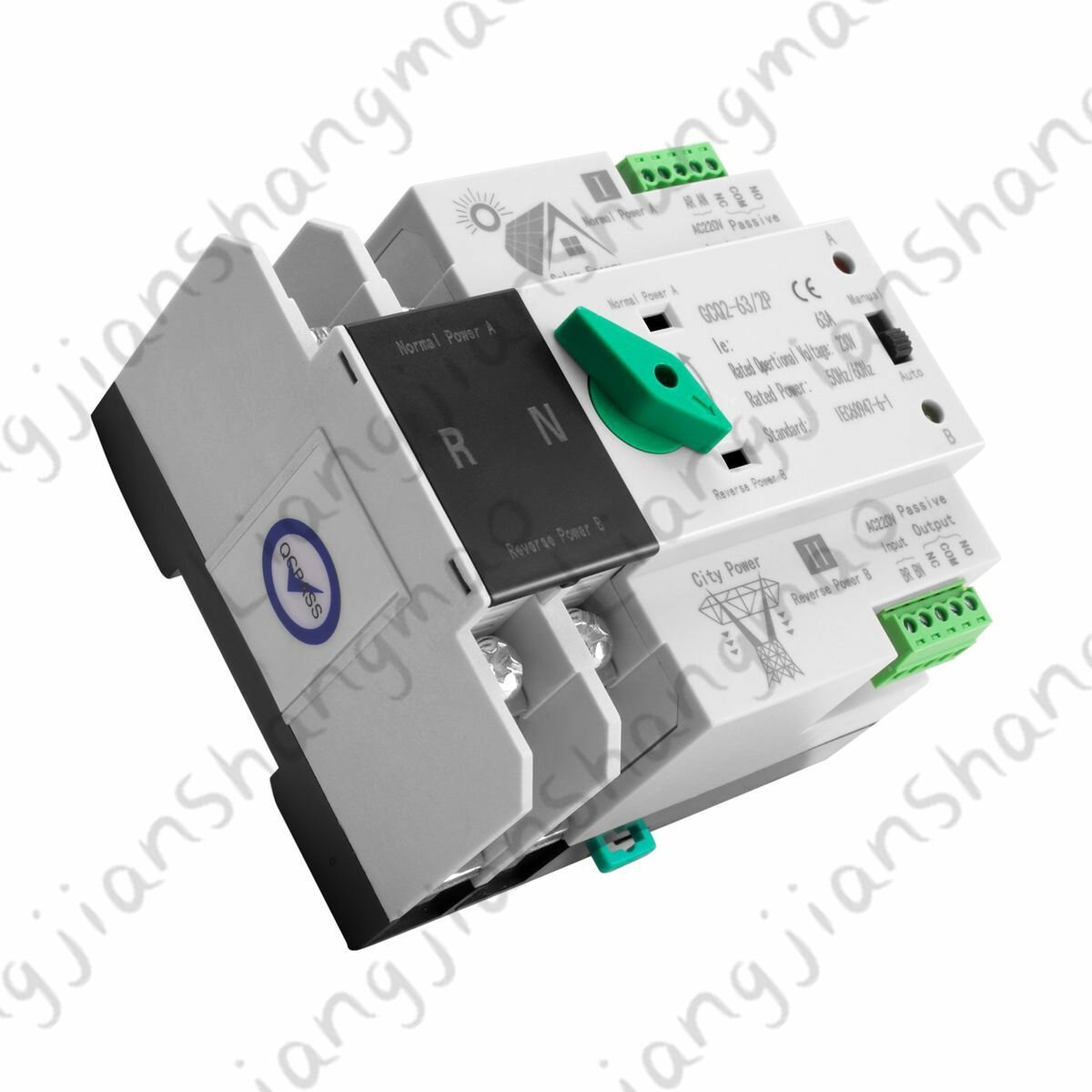 Фотоэлектрическая солнечная энергия ATS автоматический переключатель 63A