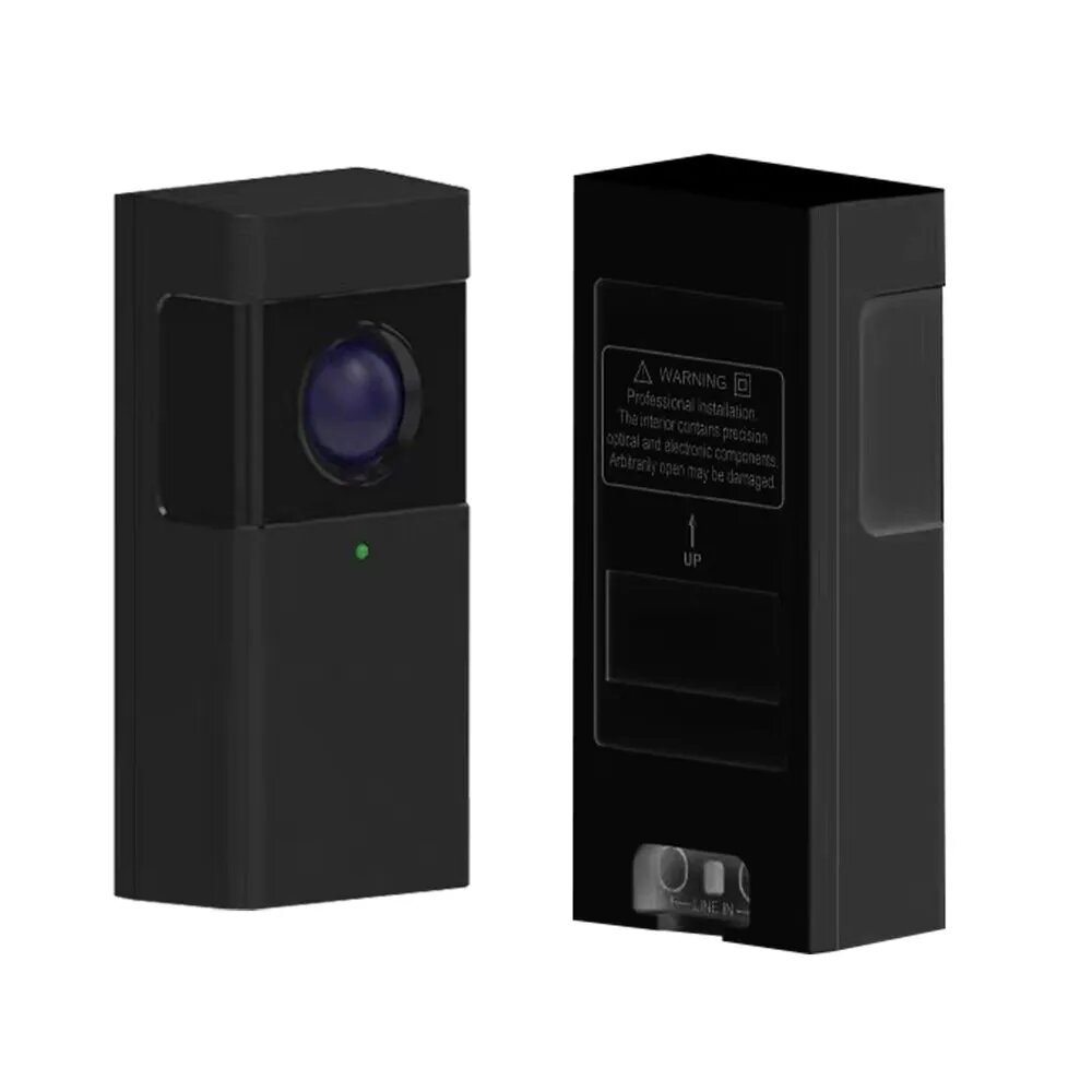 Однопучевой ИК-извещатель для дверей и окон, чёрный, 30 м, 12 24 В AC/DC