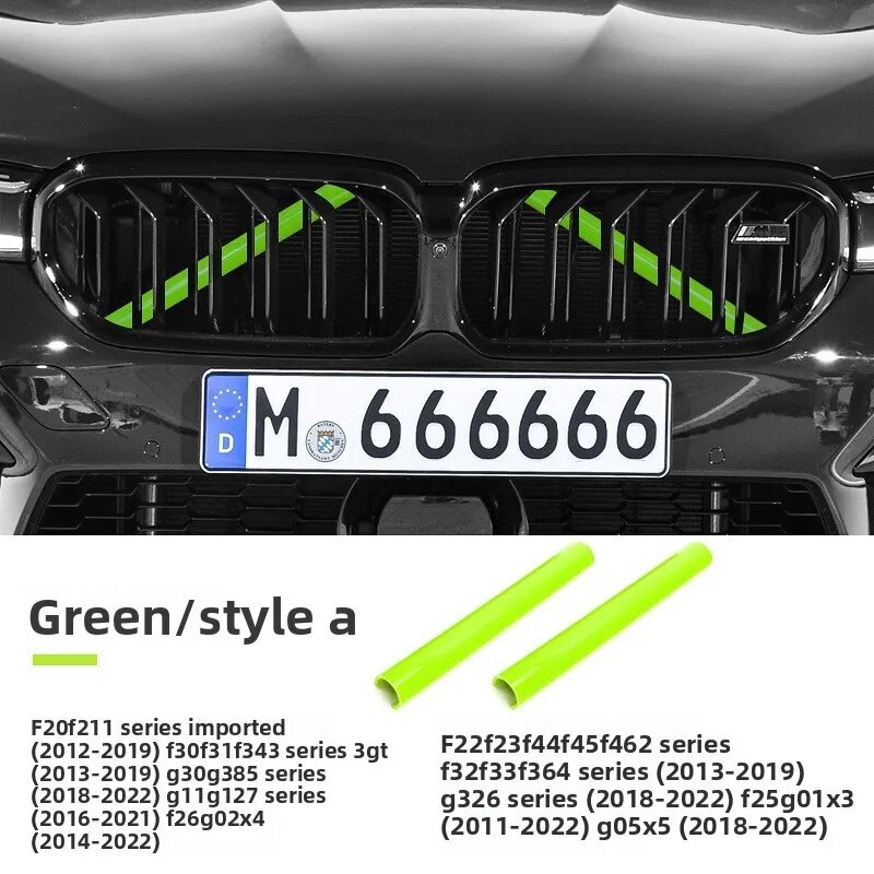Защитные Накладки На Решетку Радиатора Для BMW 1 Серии F20 F21 116i 118i 120i 130i Хэтчбек Green