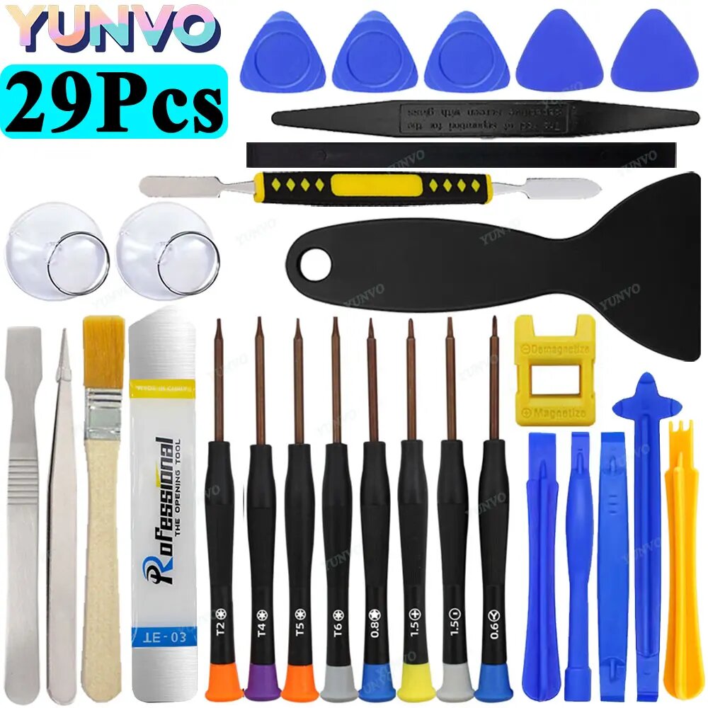 Набор инструментов для ремонта телефонов YUNVO 29Pcs