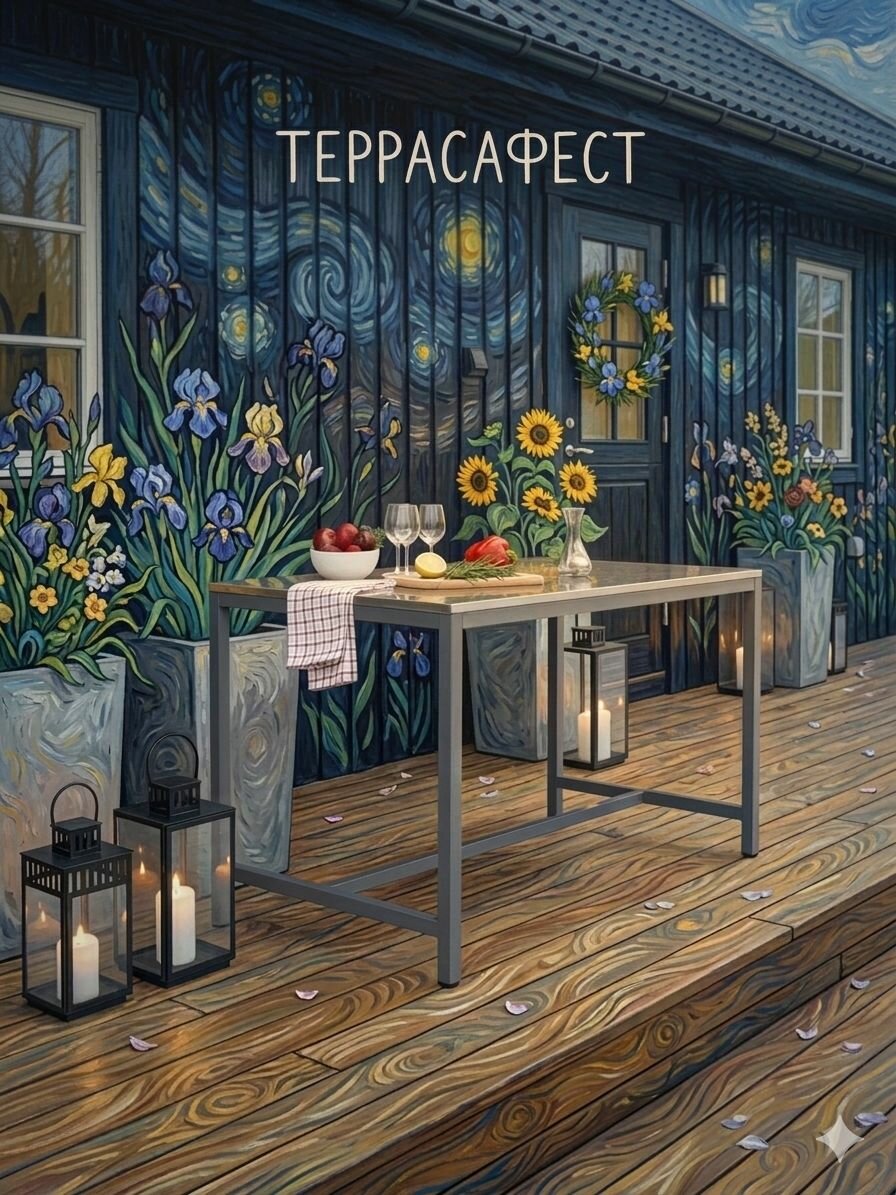 TERRASA: Набор Садовой Кухни - Обеденный Стол - Уличная Модульная Кухня