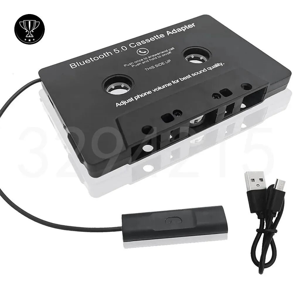 GM Универсальная кассета Bluetooth 5.0 Адаптер-конвертер Автомобильная лента Аудиокассета для Aux Stereo Music Adapter Cassette