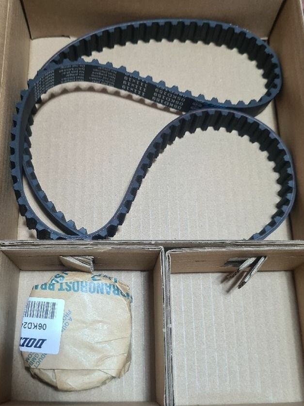 Комплект ГРМ Dоlz SKD238, для ВАЗ 2108-2110, 8 клапанов, ABS пластик, каучук, металл, сталь