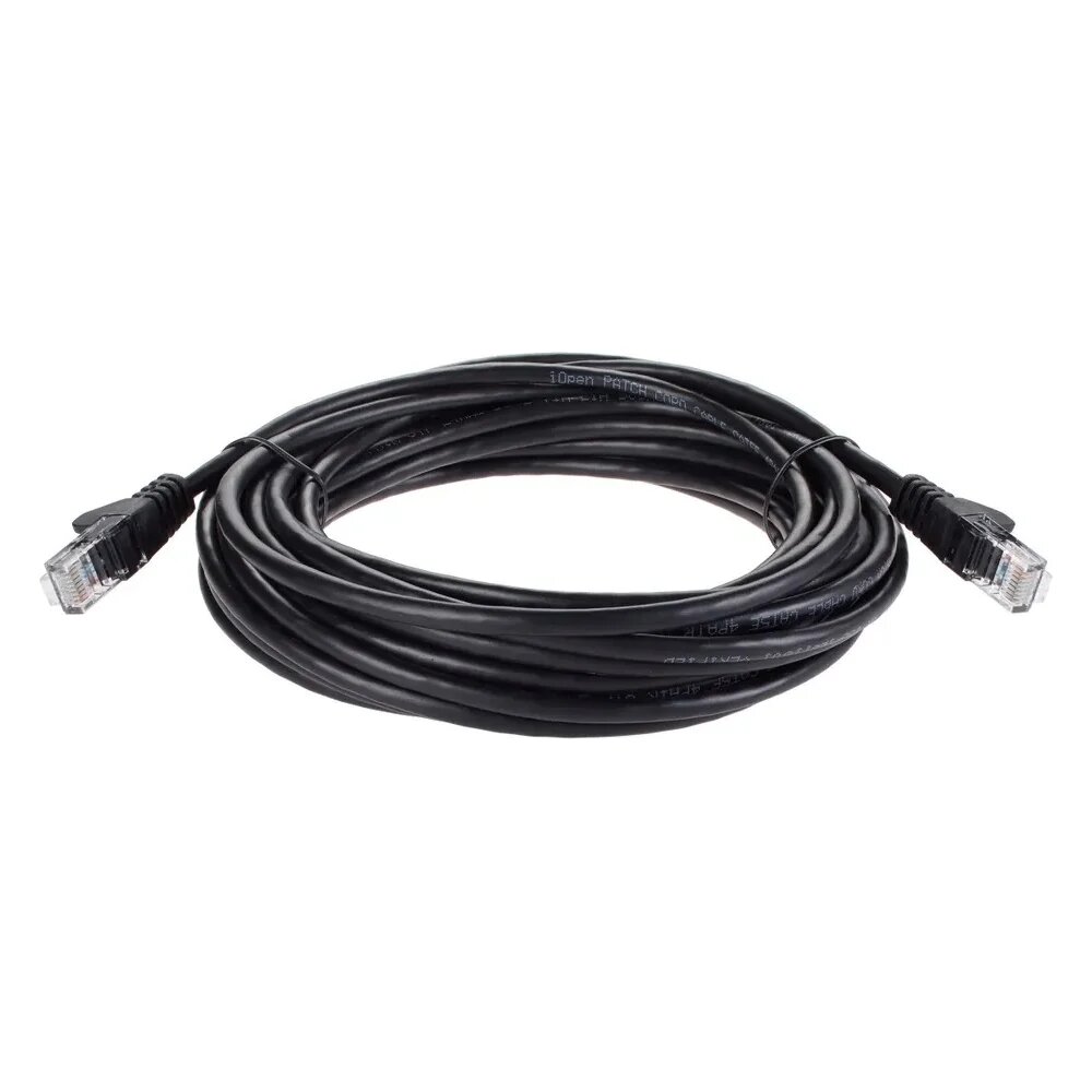 Литой патч-корд AOpen/Qust utp кат.5е 7.5m черный anp511-7.5m-bk ANP511_7.5M_BK