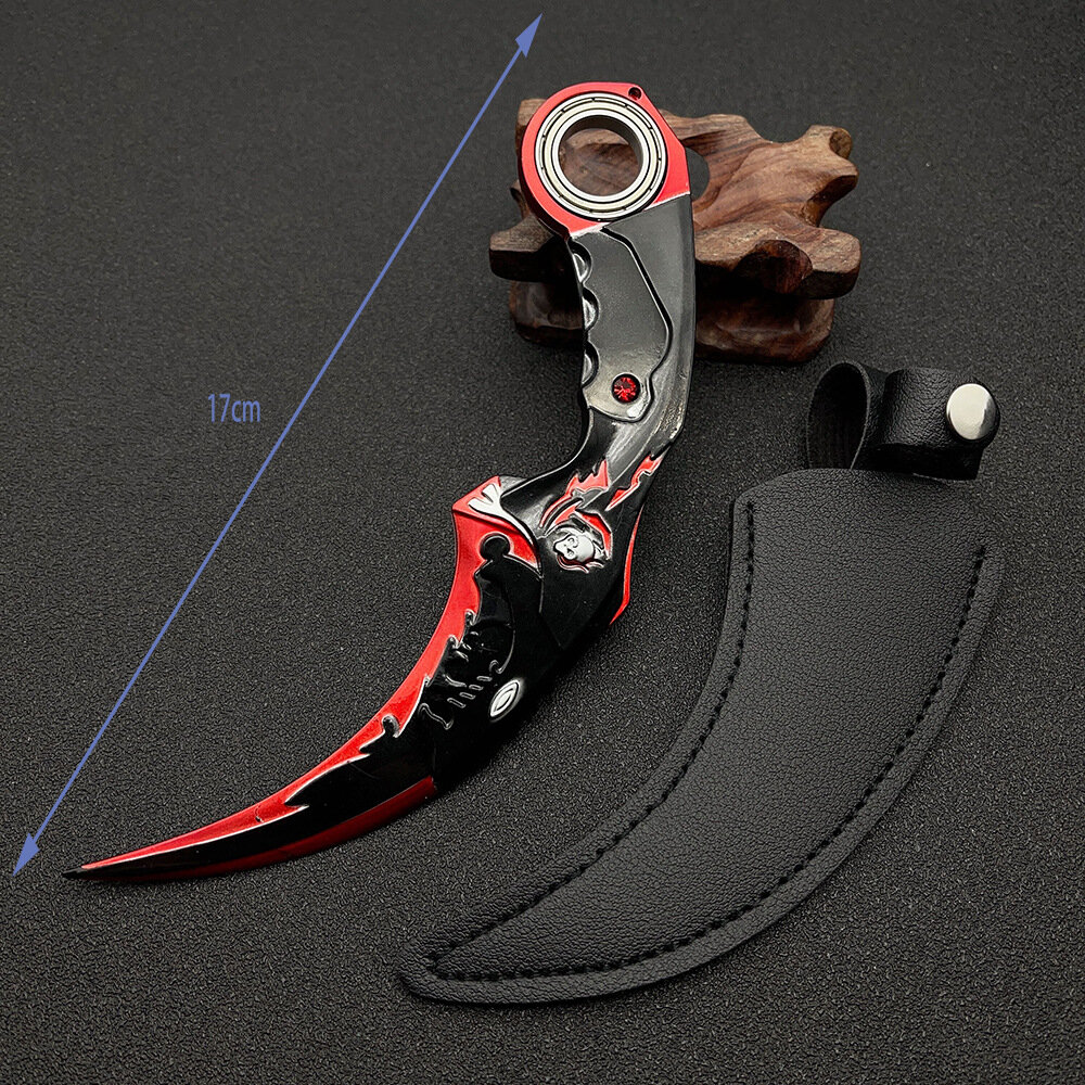 Периферийные устройства Game of Death: Двойные кинжалы Dark Moon, Пять когтей, Золотой дракон, Бабочка, Изогнутый нож, Вращающаяся игрушечная модель оружия, Металлический кулон.