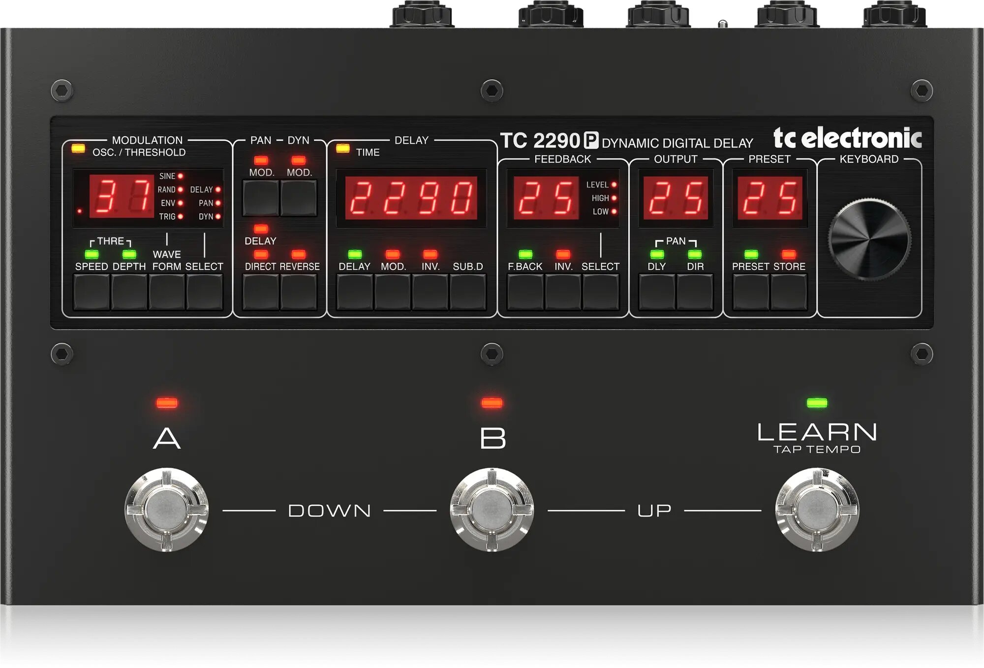 Педаль эффектов для электрогитары TC Electronic 2290P Dynamic Digital Delay