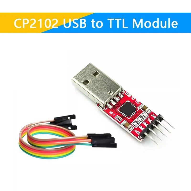CP2102 USB to TTL Модуль, красный кабель