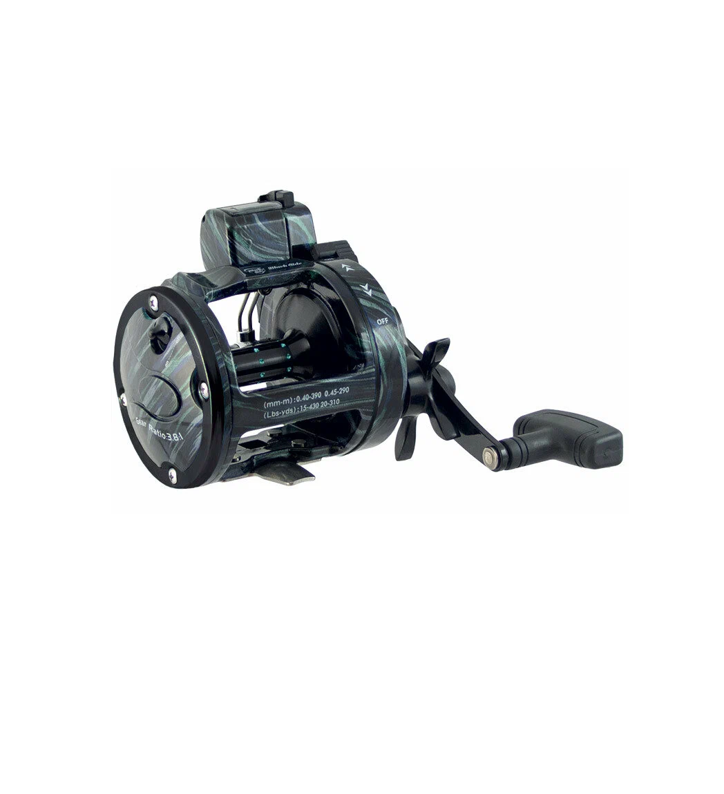 Катушка для рыбалки мультипликаторная Black Side Drafter Pro LC 300
