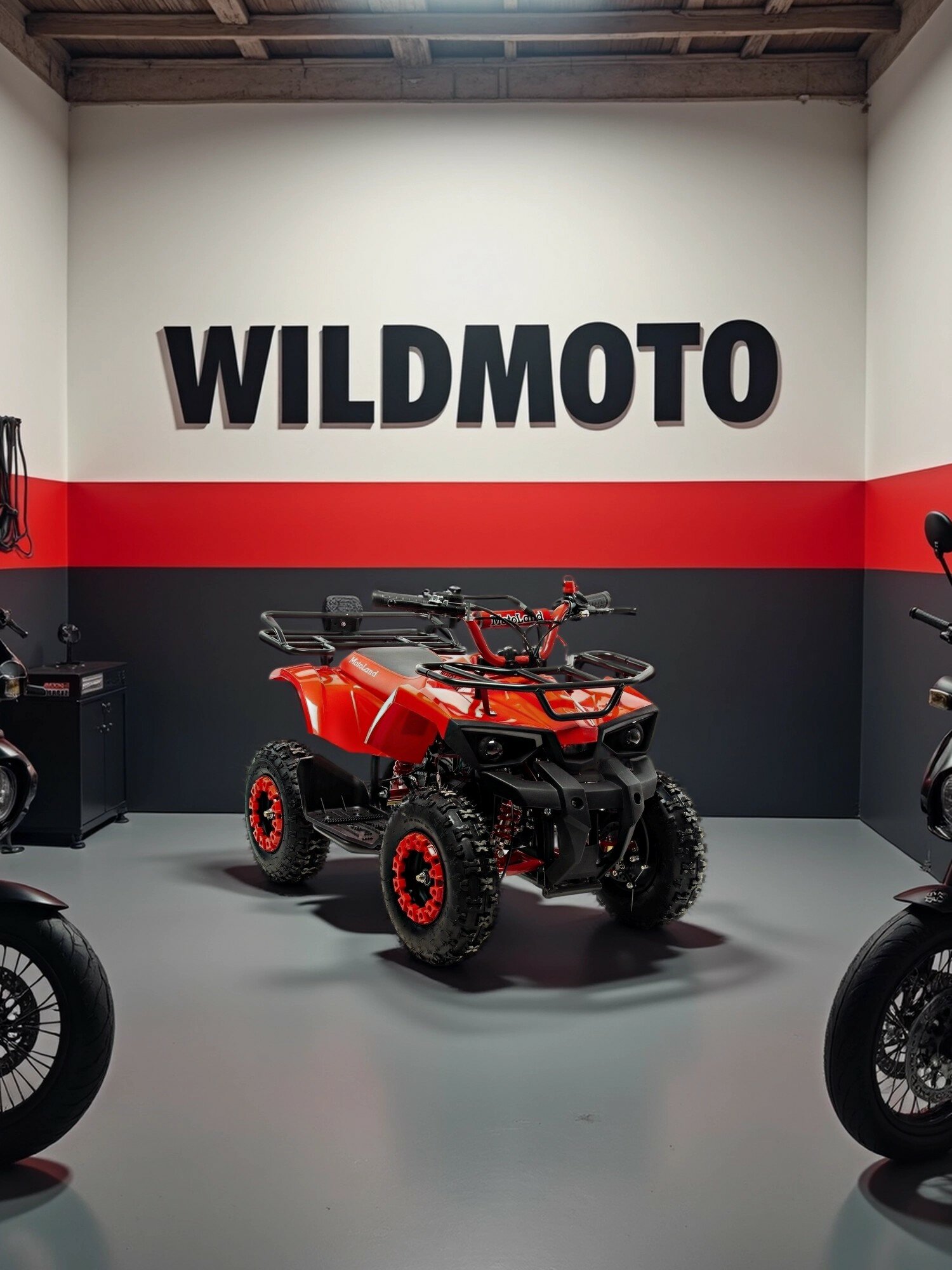 Квадроцикл детский , MotoLand VOX50E SCORPION , для детей от 3 лет бензиновый , объем 50 см3.