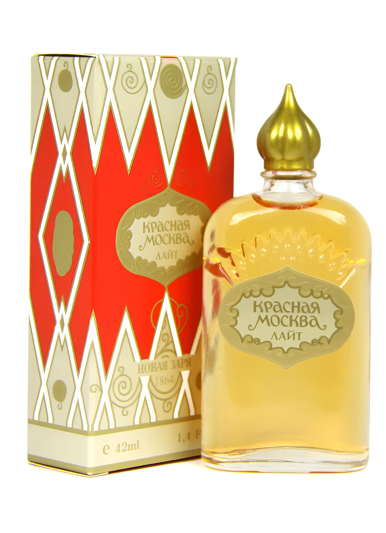Духи Новая Заря "Красная Москва Light", 42мл, цветочные, женские