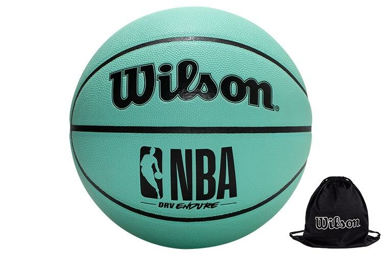 Мяч баскетбольный унисекс Wilson NBA Series PU, Зеленый, размер 7, Тренировочный