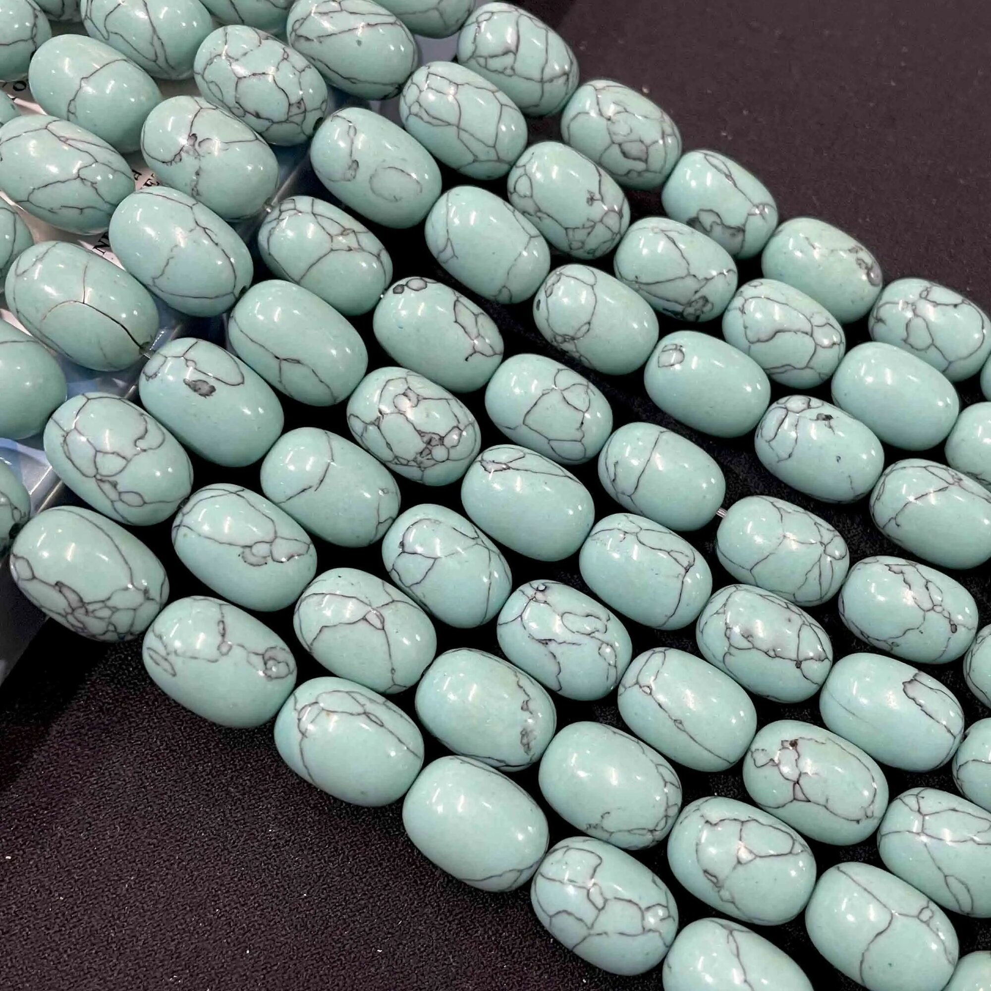 Бусины Turquoise овальные, SYSRXLR