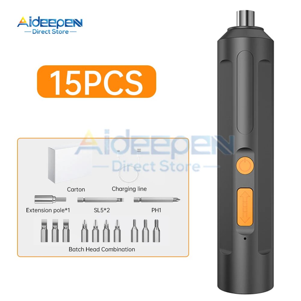 Aideepen шуруповерт мини 15 в 1