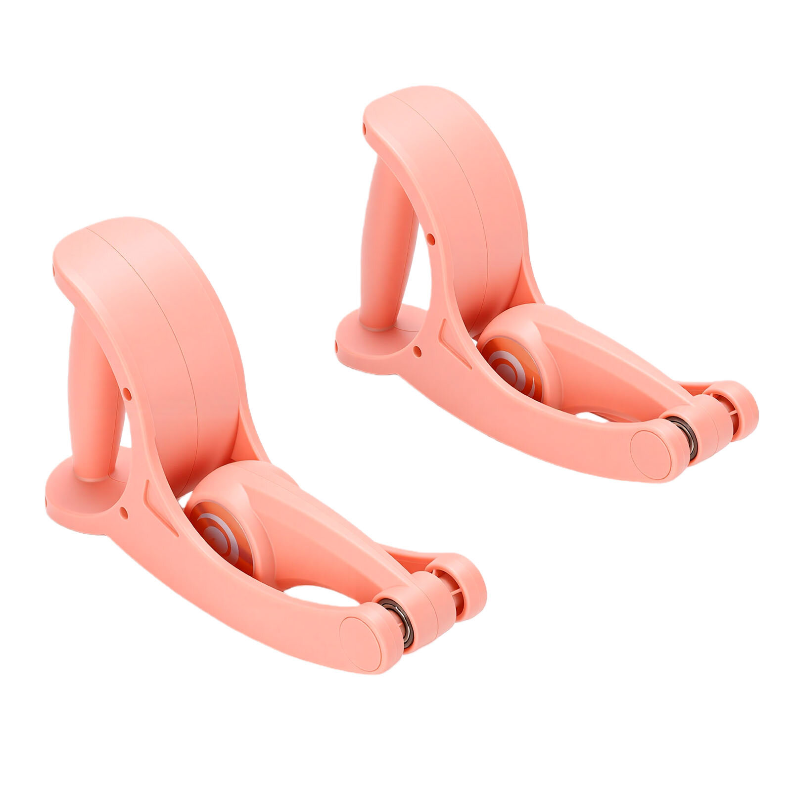 1 пара тренажеров для рук без тросиков с вращением на 360 градусов, для укрепления предплечий, для мужчин и женщин, для тренировки мышц и аэробных упражнений, розового цвета.