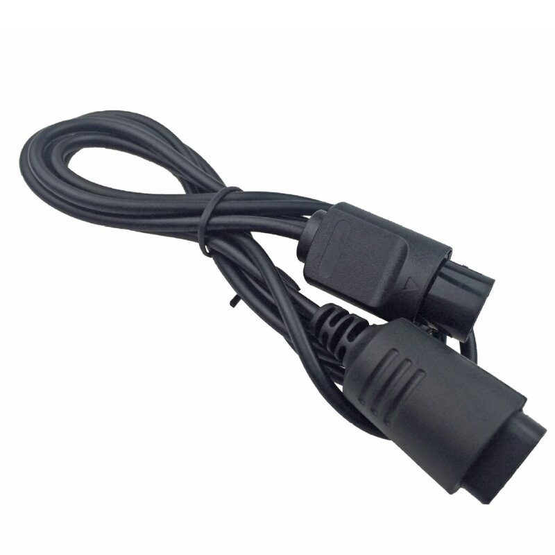 Удлинитель Геймпада 1,8 м (5,9 фута) для Удлинителя Контроллера N64 Соединительный Шнур Гибкий Провод Шнур Черный Игровой Аксессуар