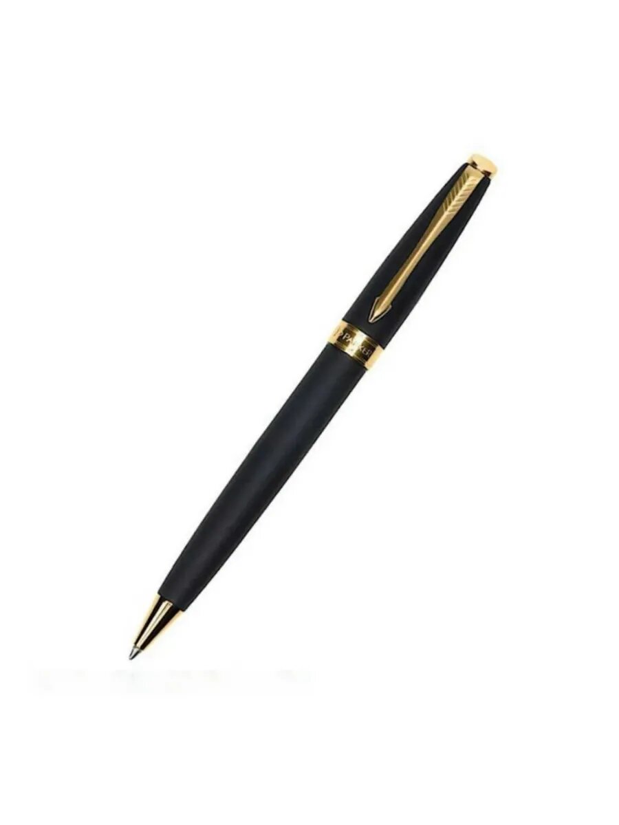Ручка шариковая Parker Premium Fusion Matte Black GT подарочная