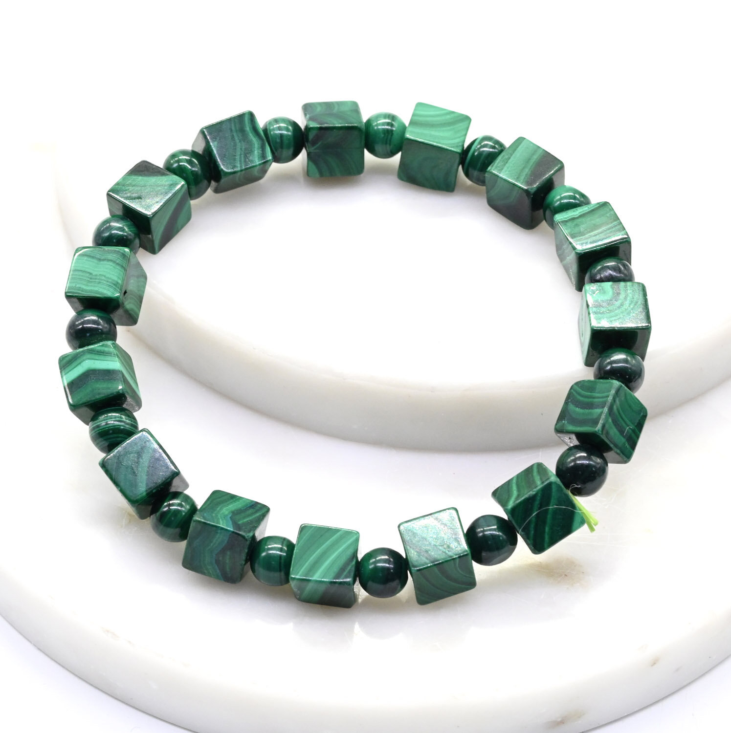 Браслет, малахит