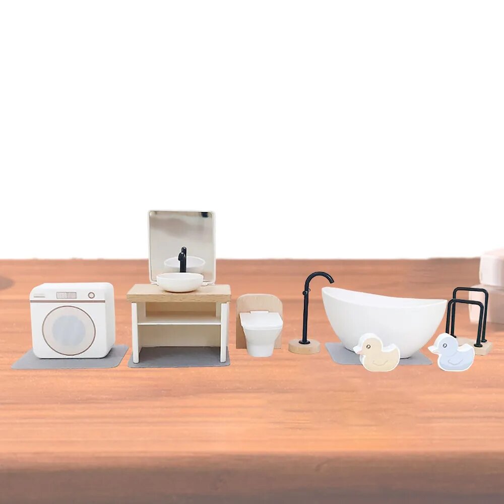 Миниатюрная Мебель Детские игрушки для дома Кукольный домик деревянный