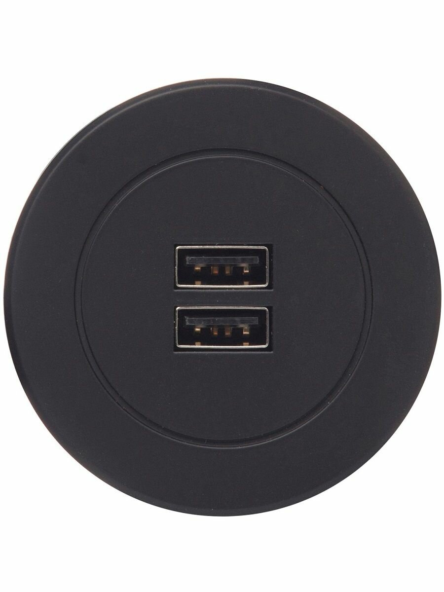 Встраиваемая розетка Navako Element 12029 Black