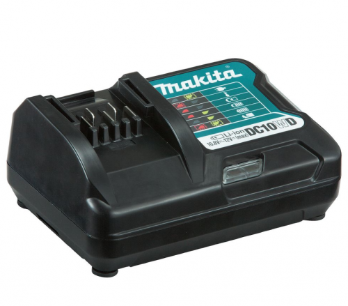 Зарядное устройство Makita DC10WD (Li-Ion CXT, 10,8-12В), полиэт. пакет, 1 шт. 630980-2