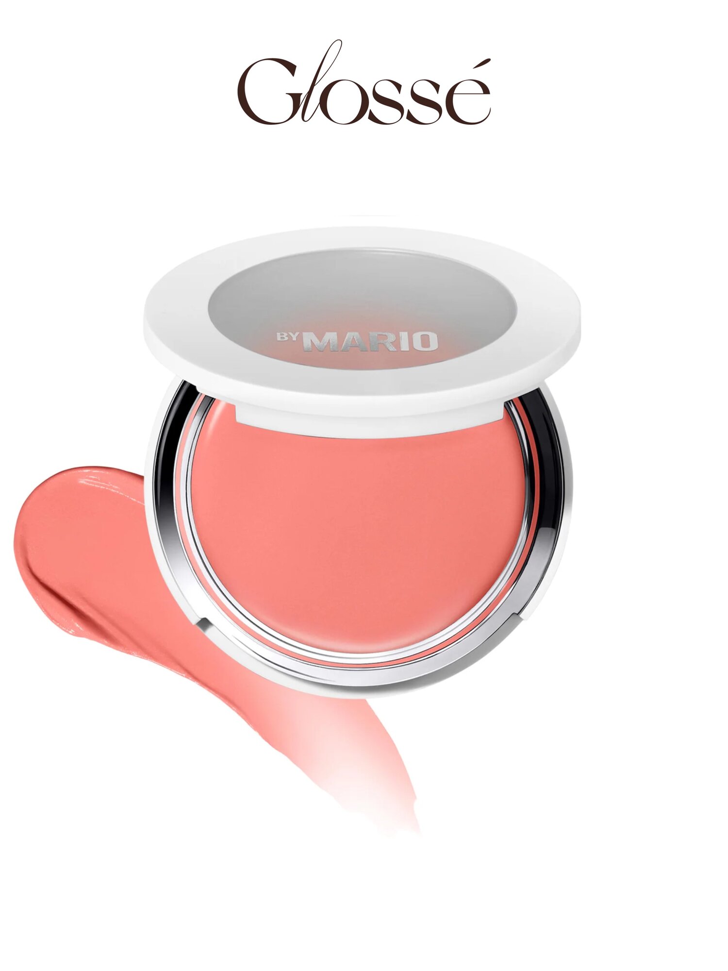 Румяна MAKEUP BY MARIO Soft Pop Plumping Cream Blush Veil оттенок Just Peachy, 5 гр.