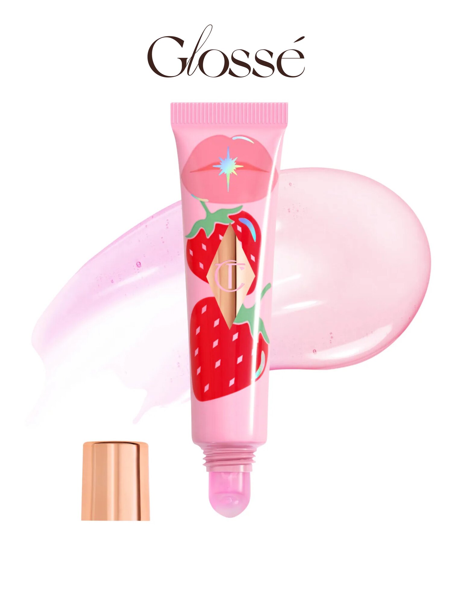Charlotte Tilbury Масло для губ Unreal Lips Healthy Glow Nectar, оттенок Strawberry Vanilla, 14 мл.