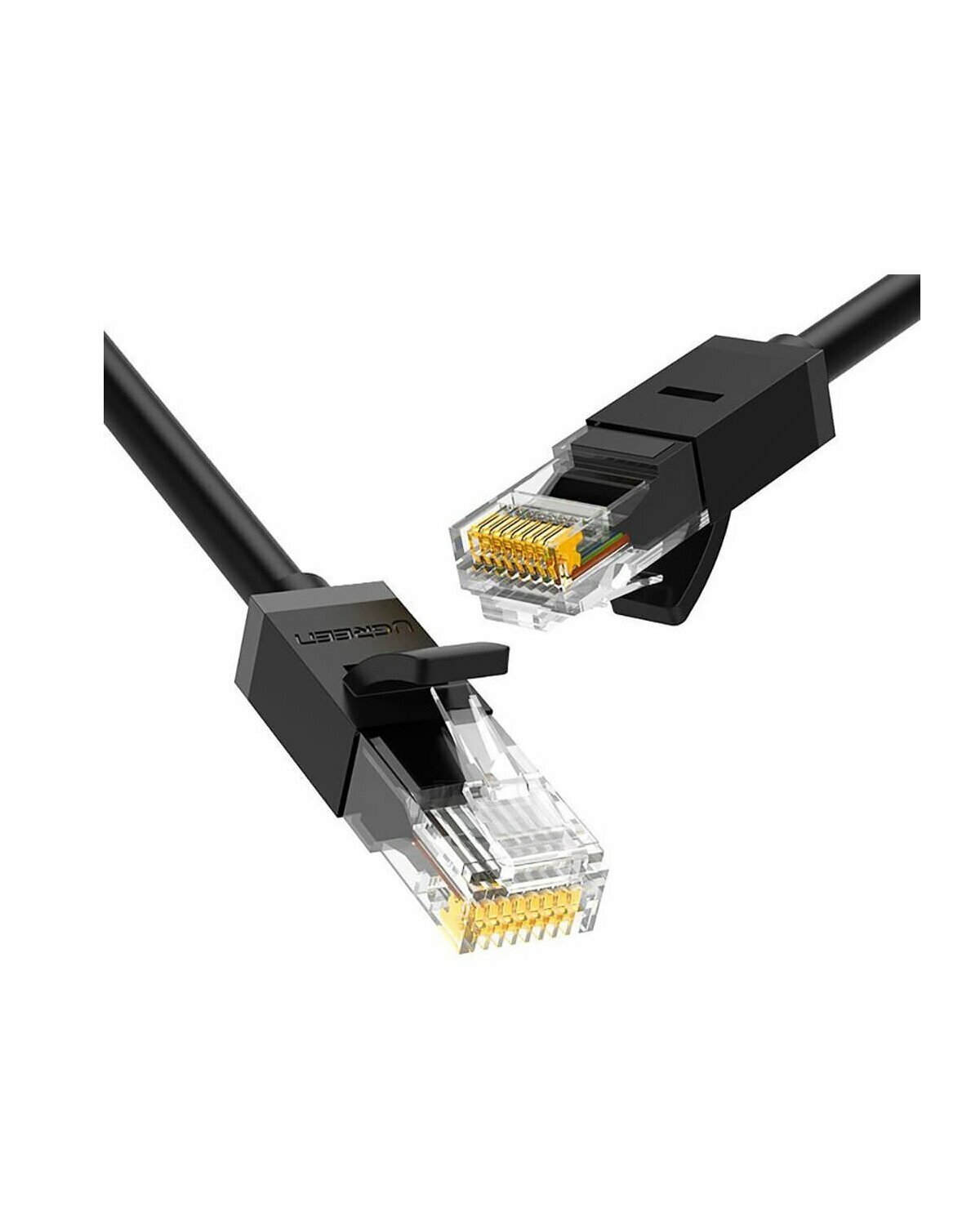 Кабель UGREEN NW102 20165_ Cat 6 8-Core U/UTP Ethernet Cable. длина: 15м. цвет: черный