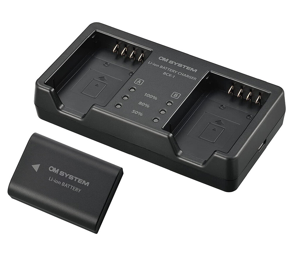 Аккумулятор и зарядное устройство OM System SBCX-1 для OM-1