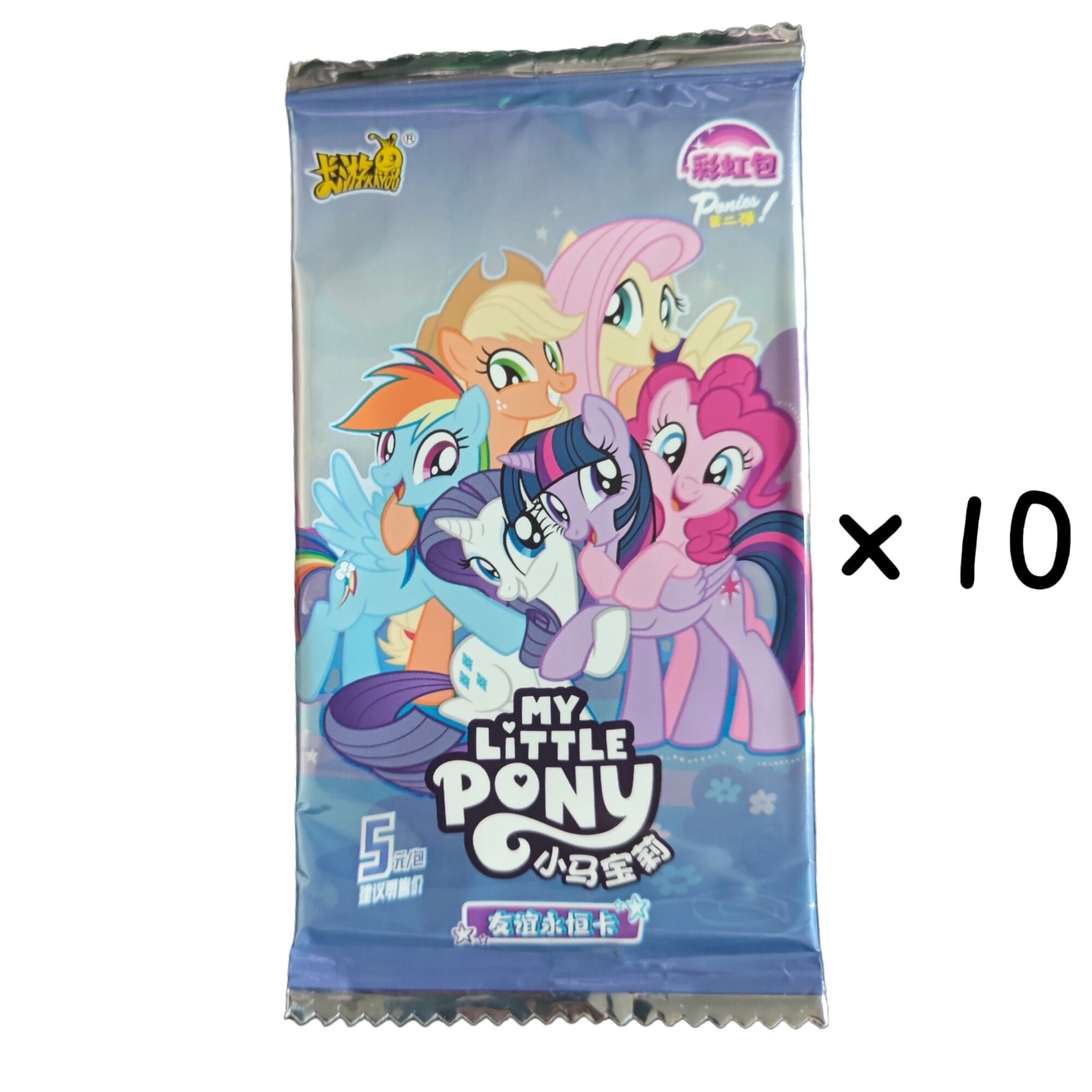 Коллекционные карточки My Little Pony, 10 пакетиков (60 карт) D2