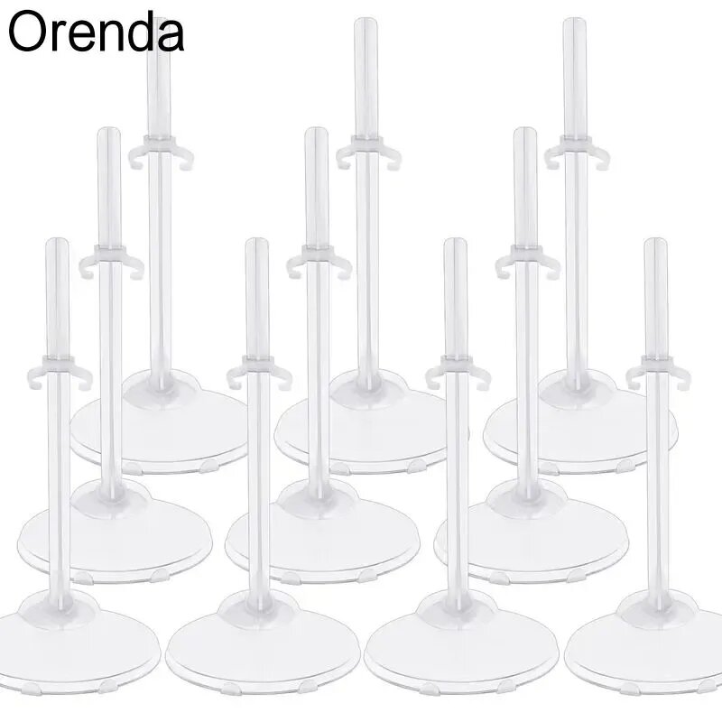 Подставка для кукол Барби, Монстр Хай, Блайз, стойка для фигурок прозрачная, держатель для игрушек, набор аксессуаров из 10 штв из 10шт